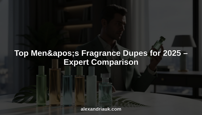 Top Men's Fragrance Dupes for 2025 – Expert Comparison